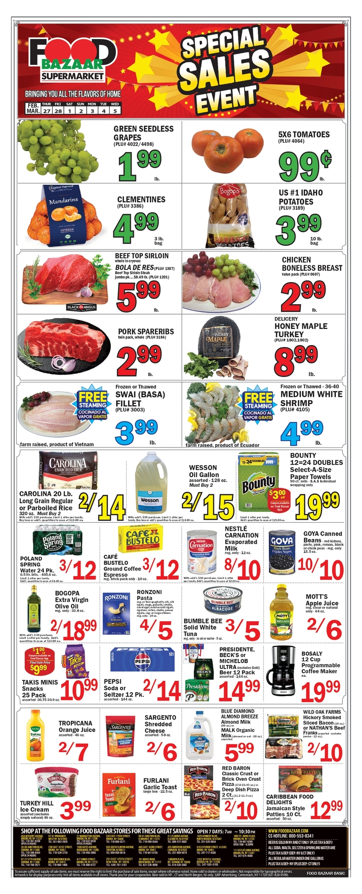 Print Weekly Specials | Food Bazaar Supermarket | Harlem - East 125th ...