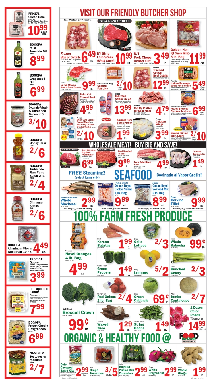 Print Weekly Specials | Food Bazaar Supermarket | Queens - Corona - 97 ...