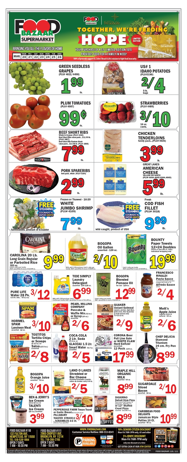 Print Weekly Specials | Food Bazaar Supermarket | Brooklyn - Cropsey ...
