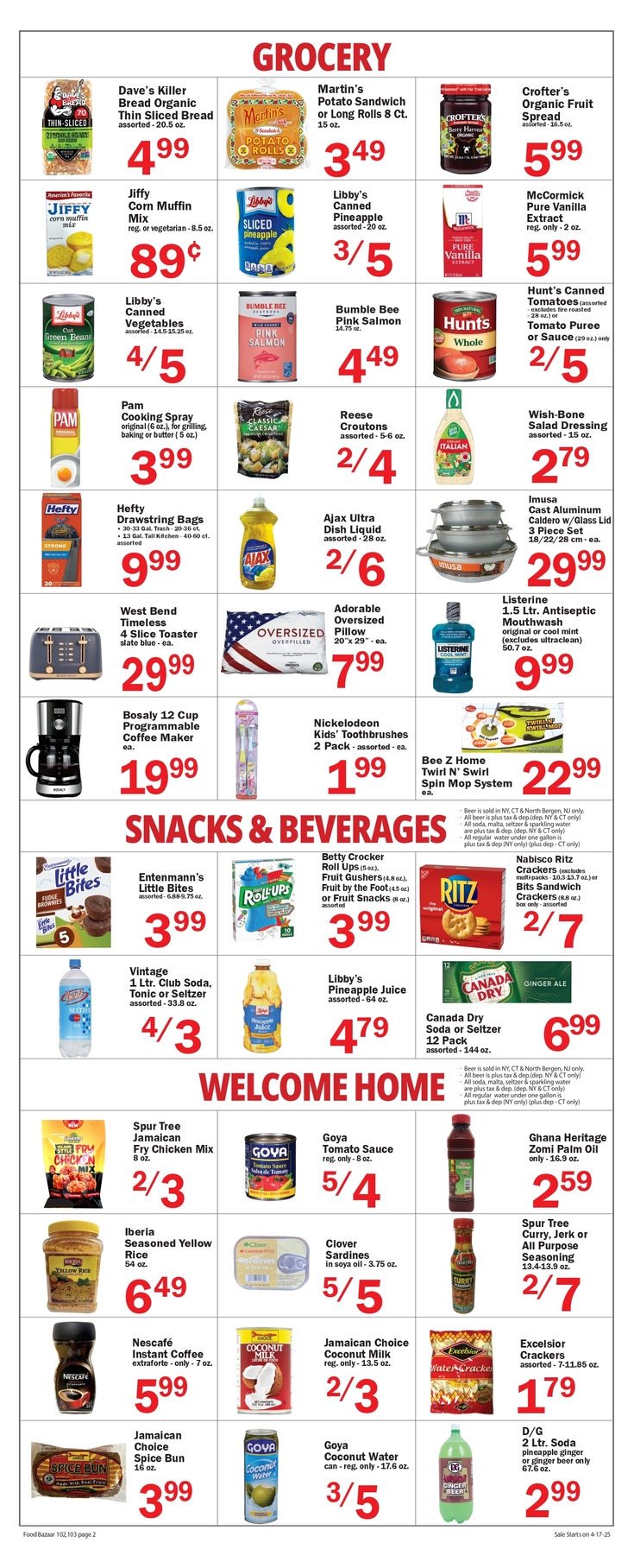 Print Weekly Specials | Food Bazaar Supermarket | Farmbria by Food ...